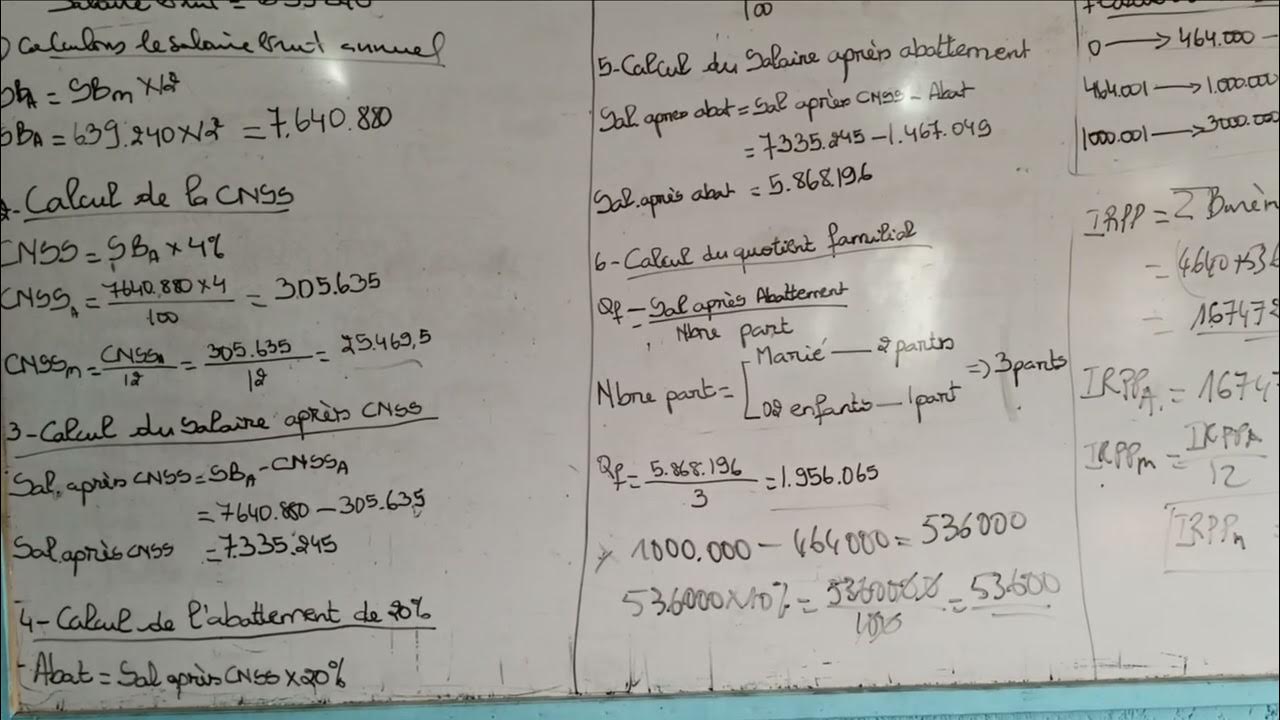 Comment calculer l'IRPP au Congo-Brazzaville Par Gildas Walter GNANGA:partie 5 - YouTube