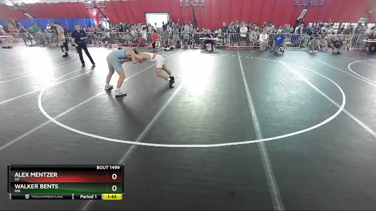 138 Lbs Cons. Round 5 - Alex Mentzer, SD Vs Walker Bents, MN 0931 - YouTube