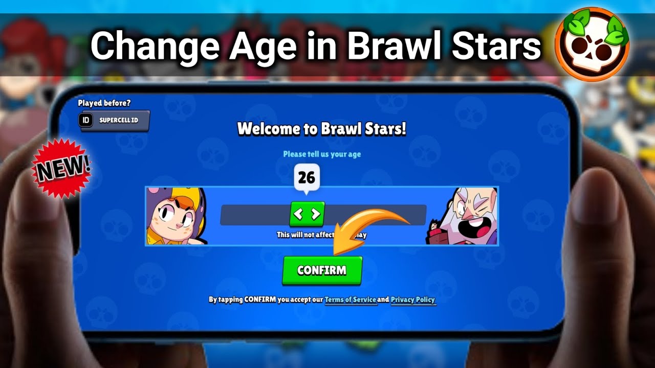 How to Change Your Age in Brawl Stars || brawl stars change age (2025 ...