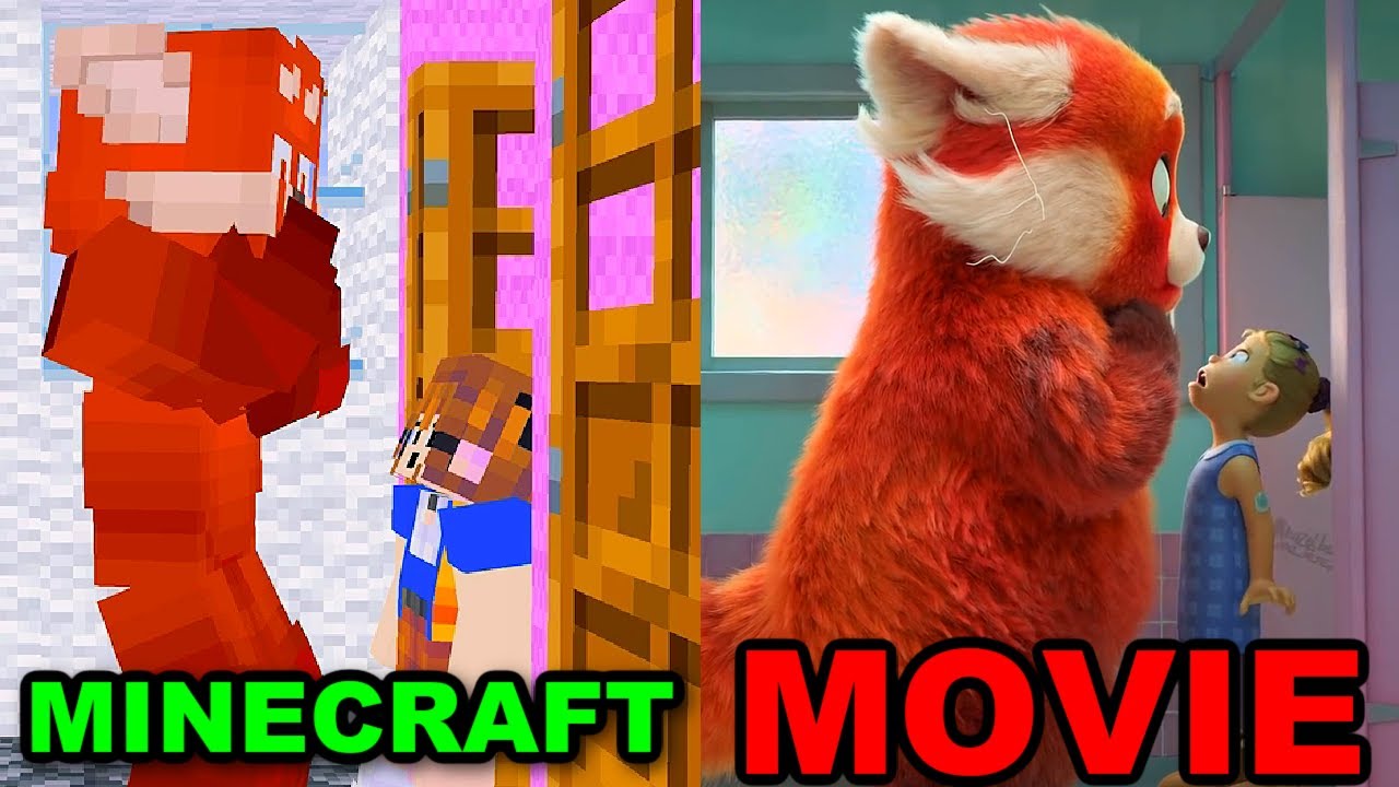 OMG Turning Red Movie In MINECRAFT! - YouTube