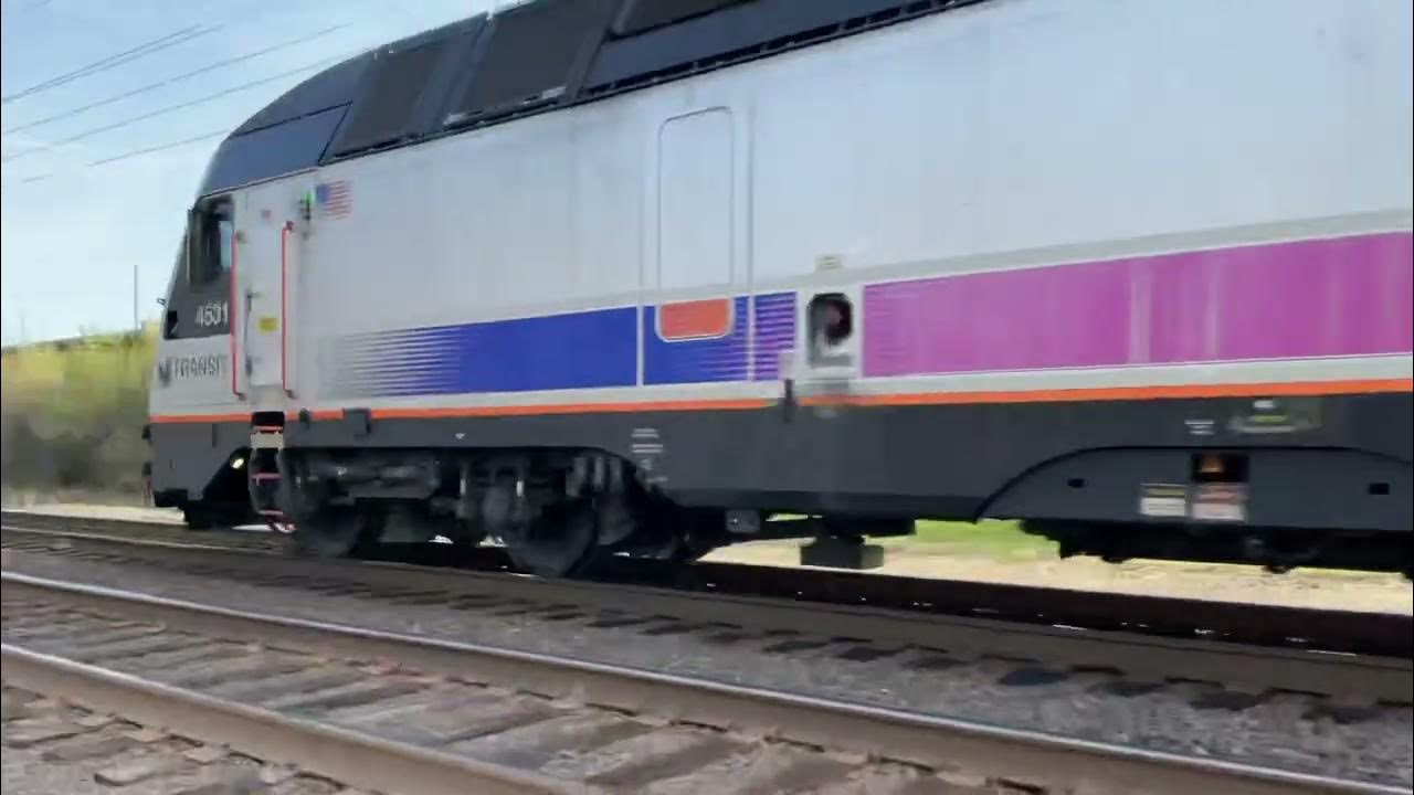 NJ Transit ALP-45DP #4531 at Oceanport NJ - YouTube