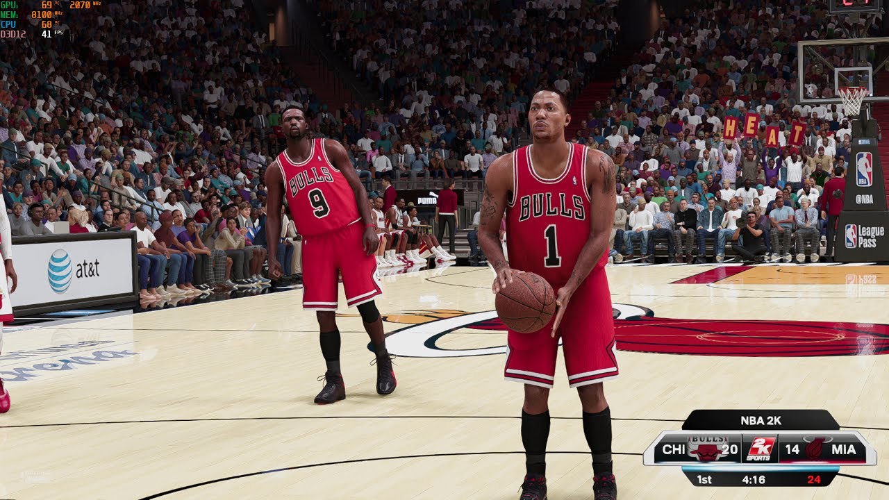 NBA 2K25 PC Mods - Prime Vintage Derrick Rose Gameplay | RTX 2080 Ti ...
