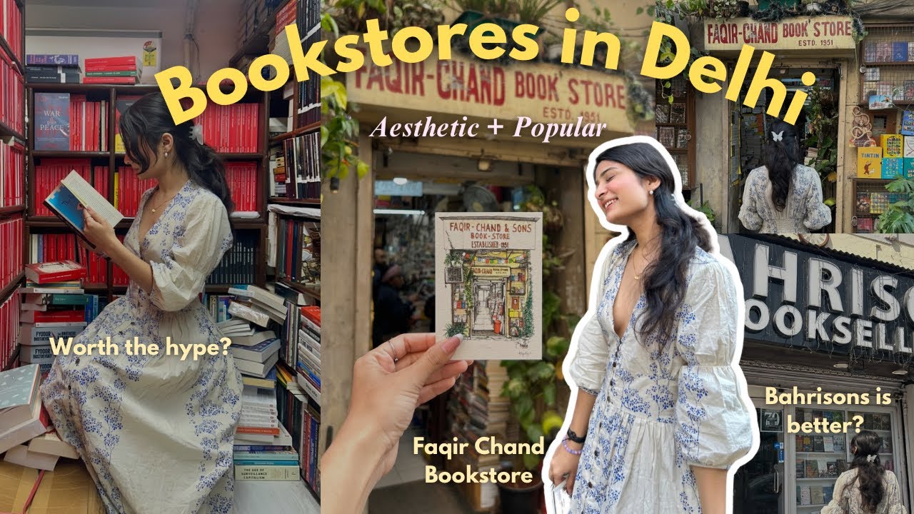 I VISITED THE MOST POPULAR BOOKSTORES IN DELHI📚 Worth the hype?🤔 ...