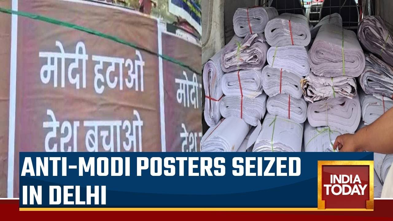 Anti-Modi Posters In Delhi: Police Registers 100 FIRs, 6 People ...