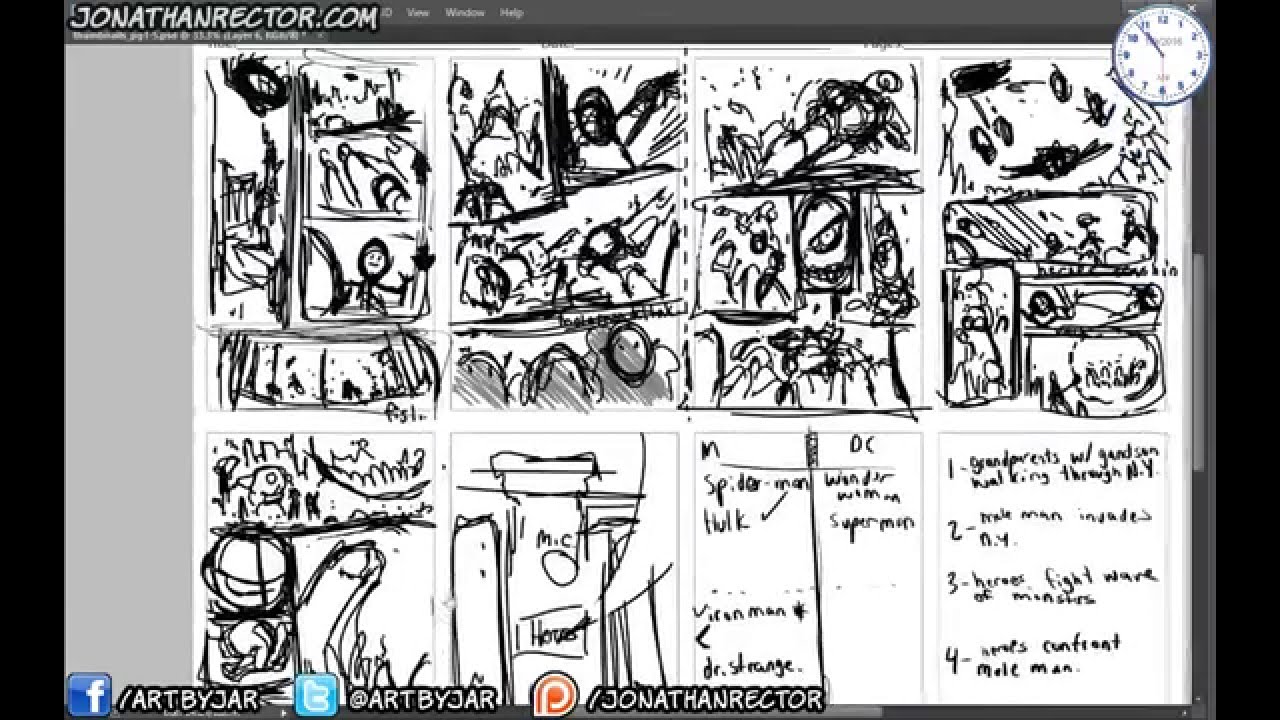 Comics Portfolio Development - YouTube