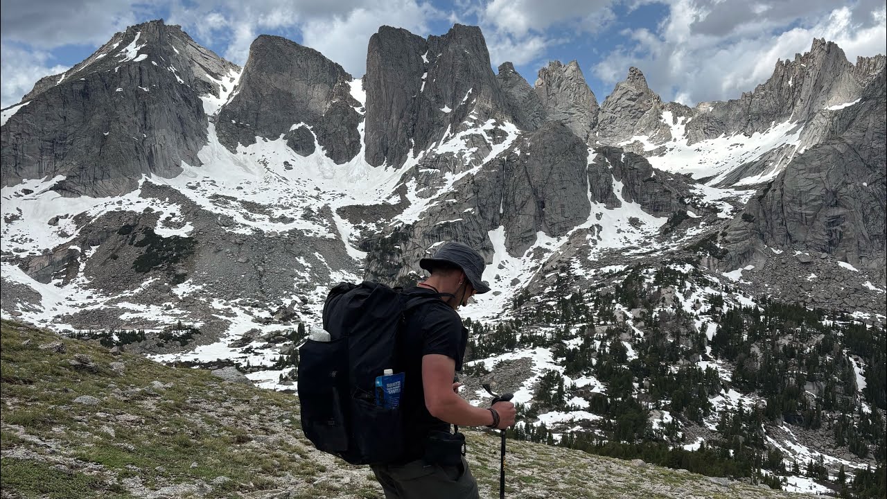 Wind River Range Wyoming 4 day backpacking trip - YouTube