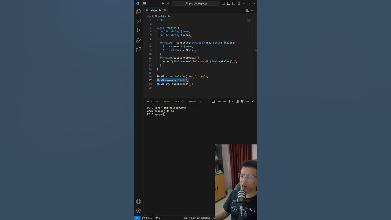 Readonly Property Skysen Coding Pemograman Php Youtube 1853