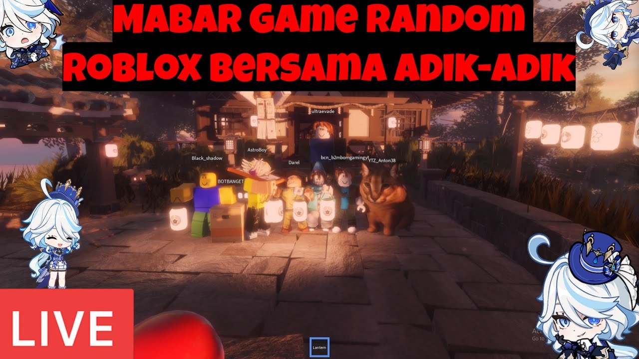 Liburan Enaknya Mabar Game Random Roblox! - live mabar roblox indonesia ...
