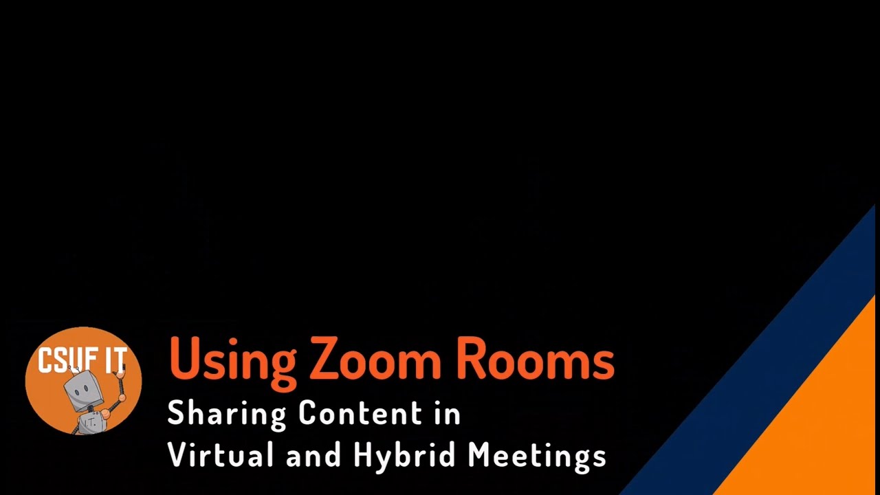 Zoom Conference Rooms: Sharing Content in Virtual and Hybrid Meetings ...