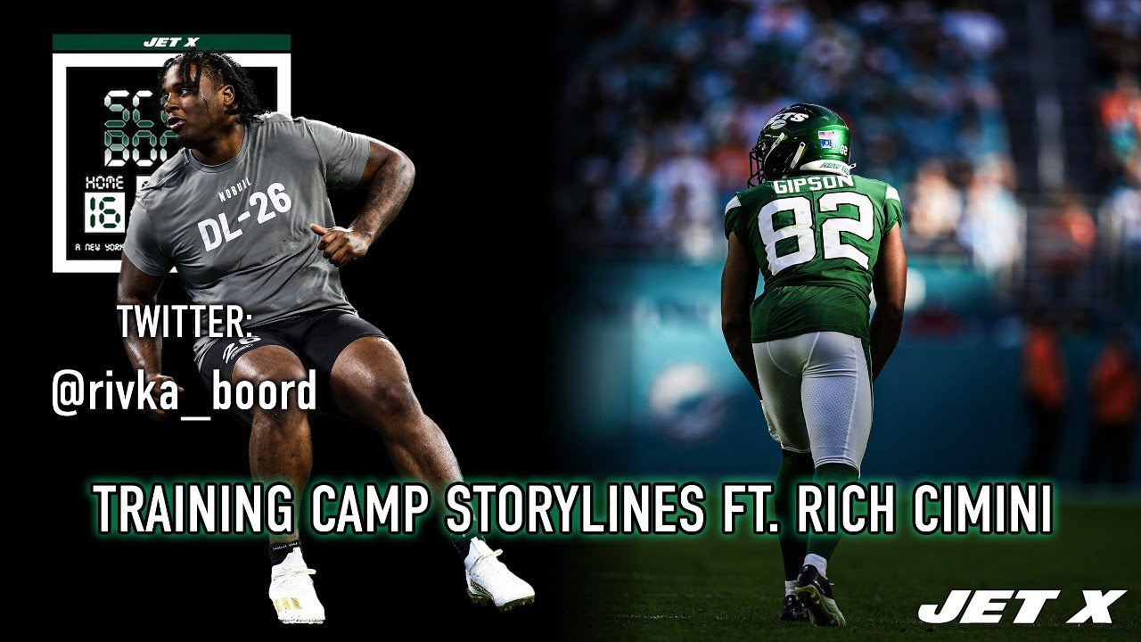 Training Camp Storylines Ft. ESPN's Rich Cimini | The Score Boord ...
