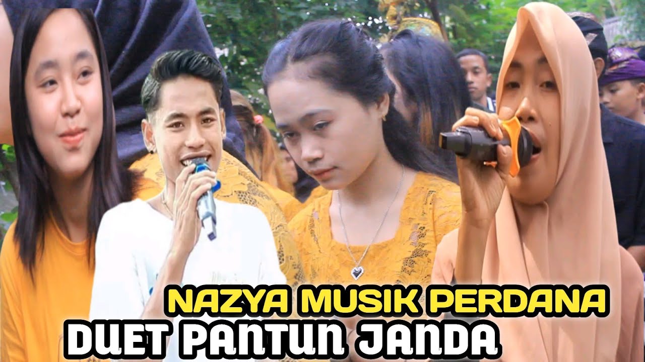 Duet lagu viral pantun janda Nazya Musik lendang nangka - YouTube