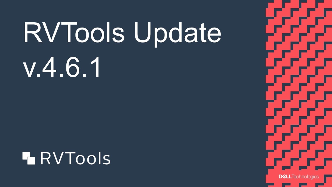 What's New in RVTools v.4.6.1 - YouTube