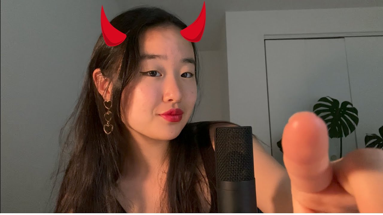 ASMR invisible makeup I propless makeup roleplay, layered sounds (i'm also the devil) - YouTube