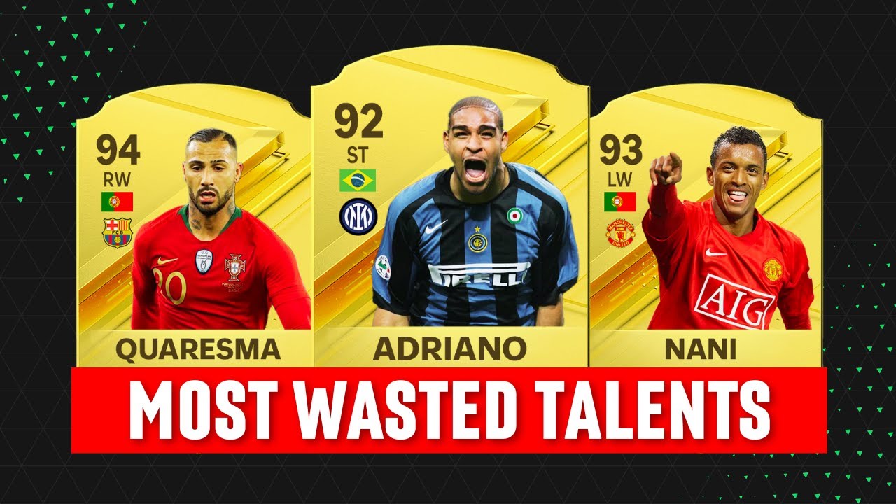 MOST WASTED talents in football history! | Part 1 🥲😱 ft. Adriano, Nani ...