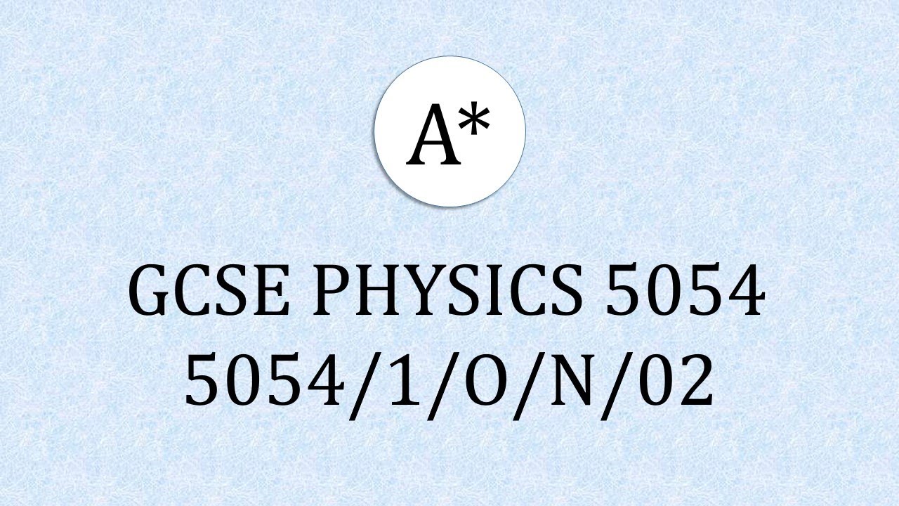 GCSE 5054/1/O/N/02 - YouTube