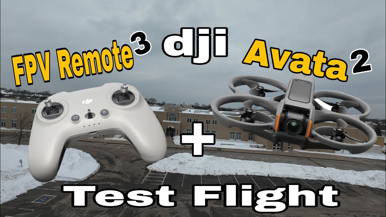 Dji Avata 2 + Dji FPV Controller 3 (First flight) - YouTube