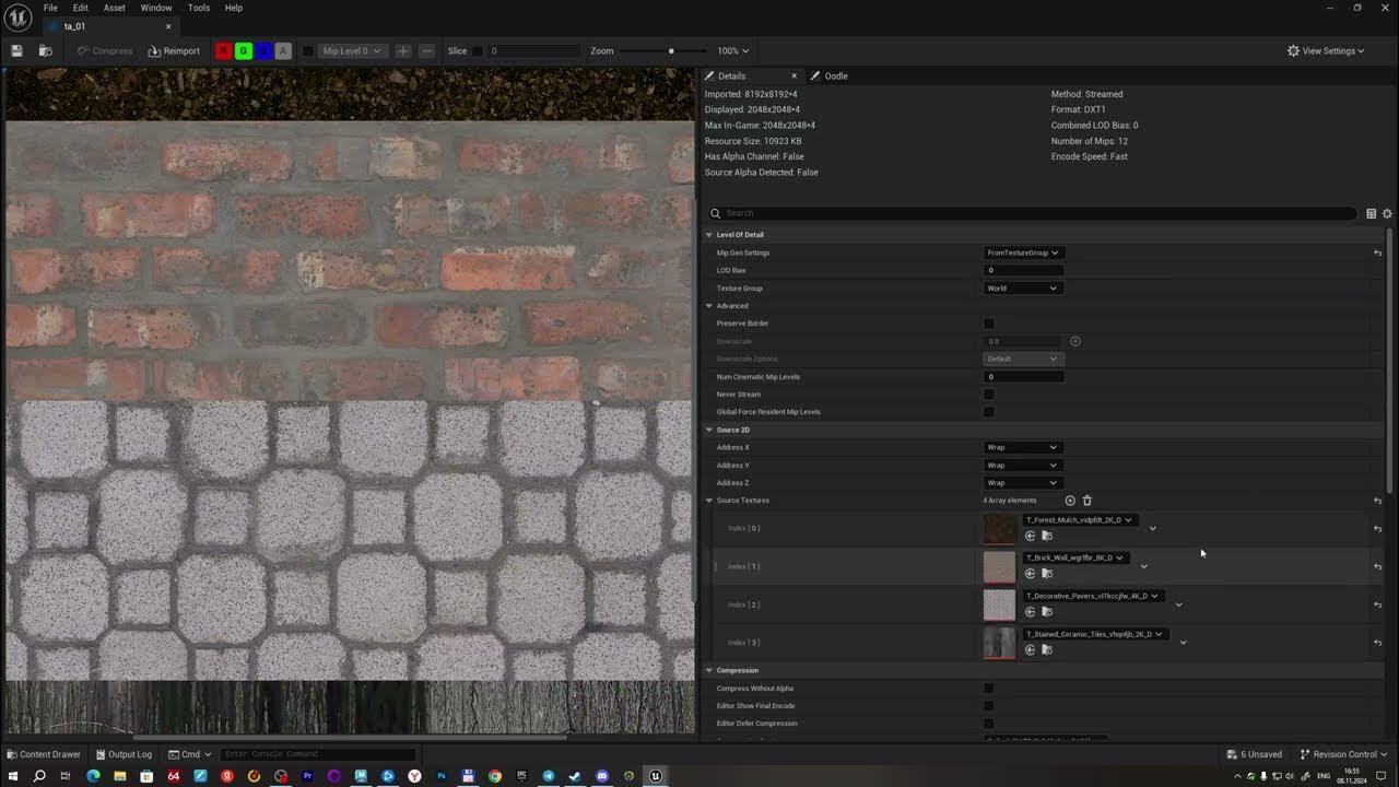 UE 5 - Texture 2D array - YouTube