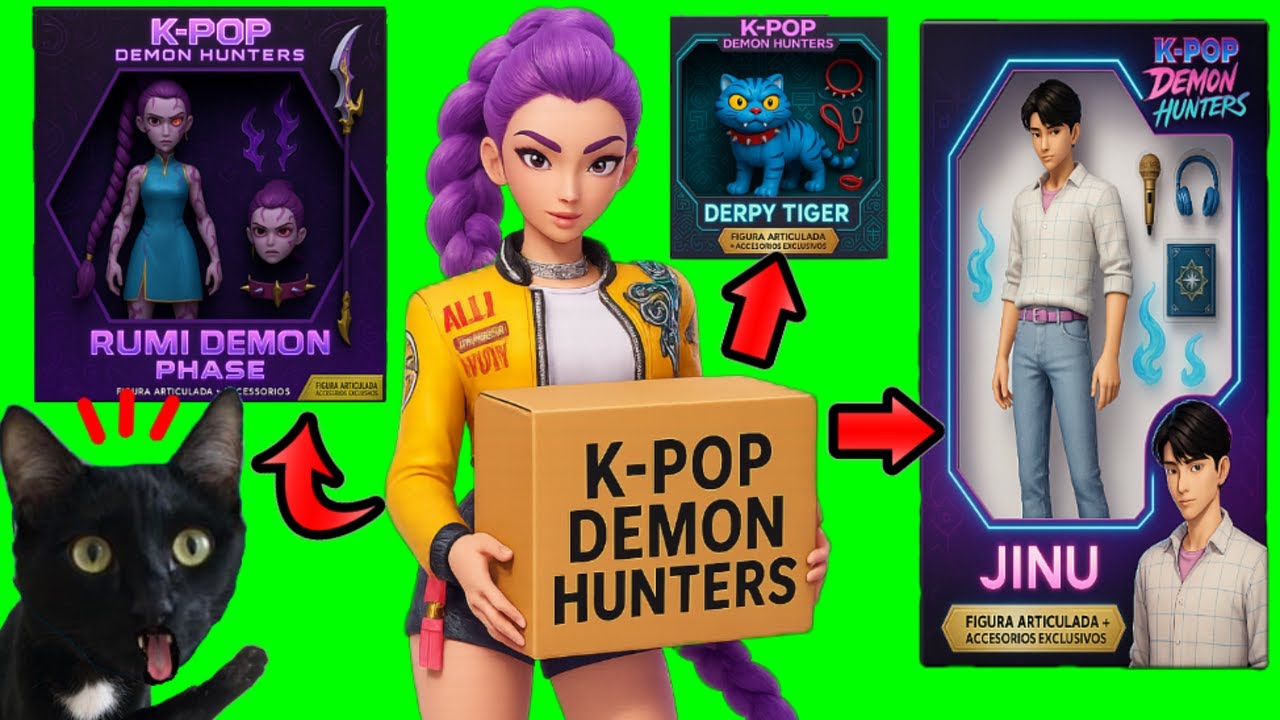 CAJA MISTERIOSA de KPOP DEMON HUNTERS 😱 Nuevas FIGURAS de RUMI x JINU ...