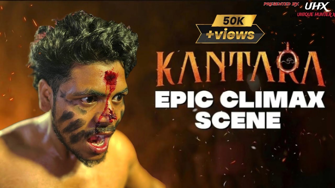 Kantara 's Legendary Climax Scene | Rishabh Shetty | Unique Hunter X ...