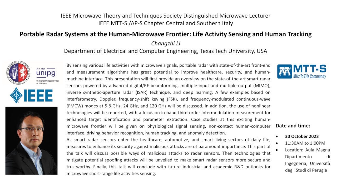 Portable Radar Systems at the Human-Microwave Frontier: Life Activity ...
