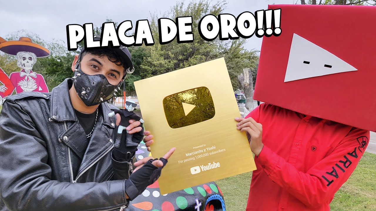 PLACA DE ORO!!! 🤩 #youtubecreatorawards #placadeoro #youtubeawards ...