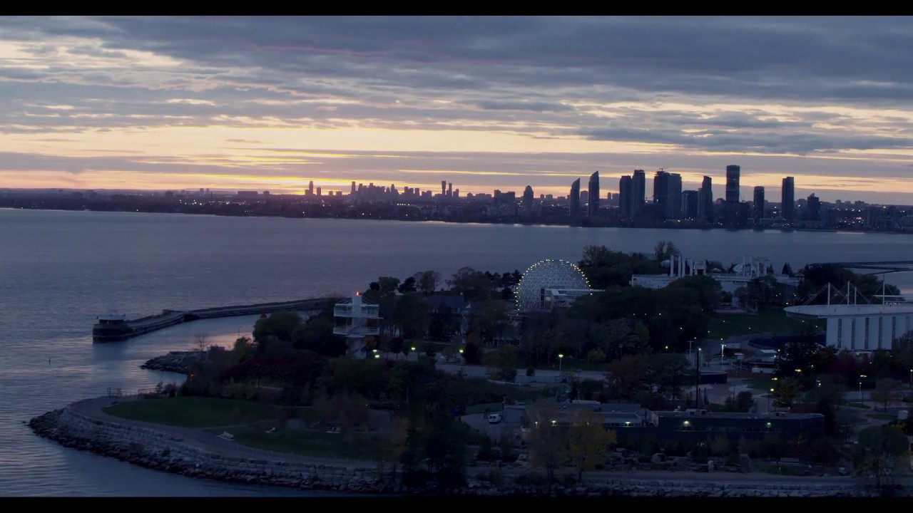 Toronto Film Footage at Night shot by Film Helicopters - YouTube