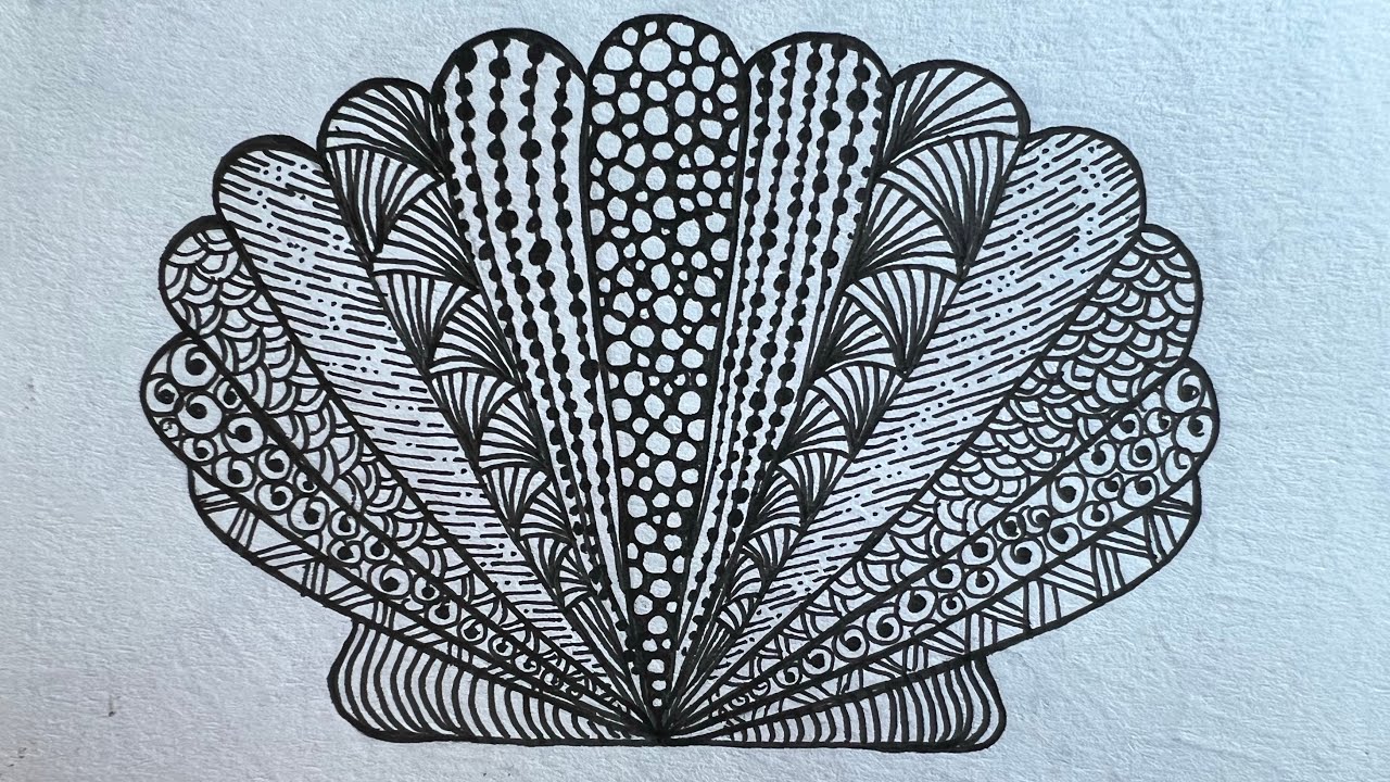 Zentangle Sea Plants Dear Group Members. 🌷 GOLD…. 🎨 As You Can