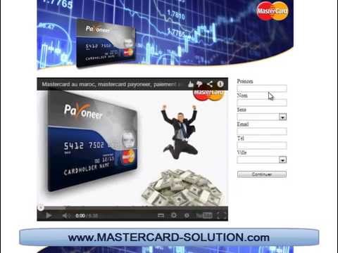 Mastercard au maroc, mastercard payoneer, paiement en ligne au maroc en ...