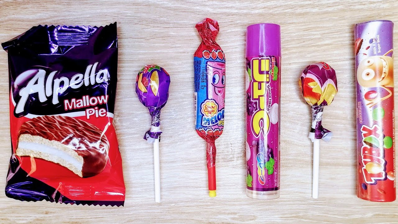 Super Lollipops Cool Unpacking | Biscuit Sandwich and Delicious Sweets ...