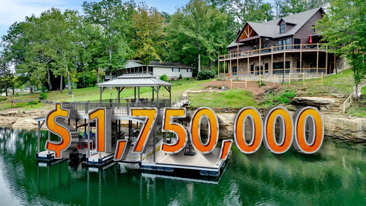 Smith Lake Home Tour | Stunning 8BR/5.5BA Lakefront Home for Sale on ...