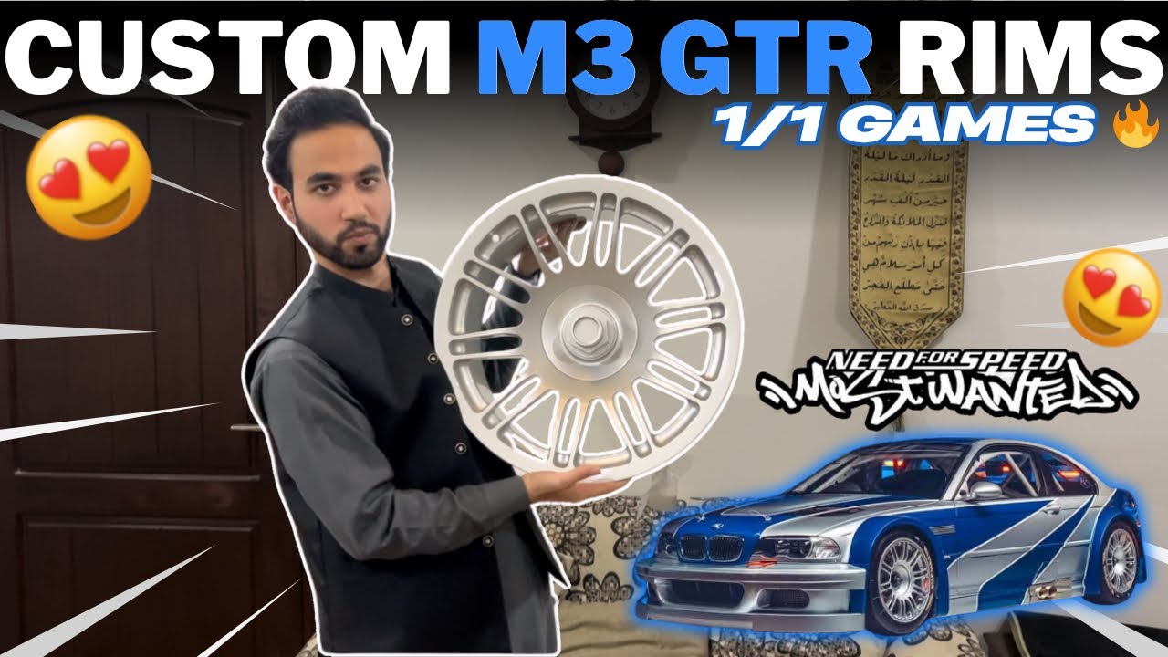 Unboxing The 1/1 Custom NFS BMW M3 GTR Rims 🔥 | HW VLOGS - YouTube
