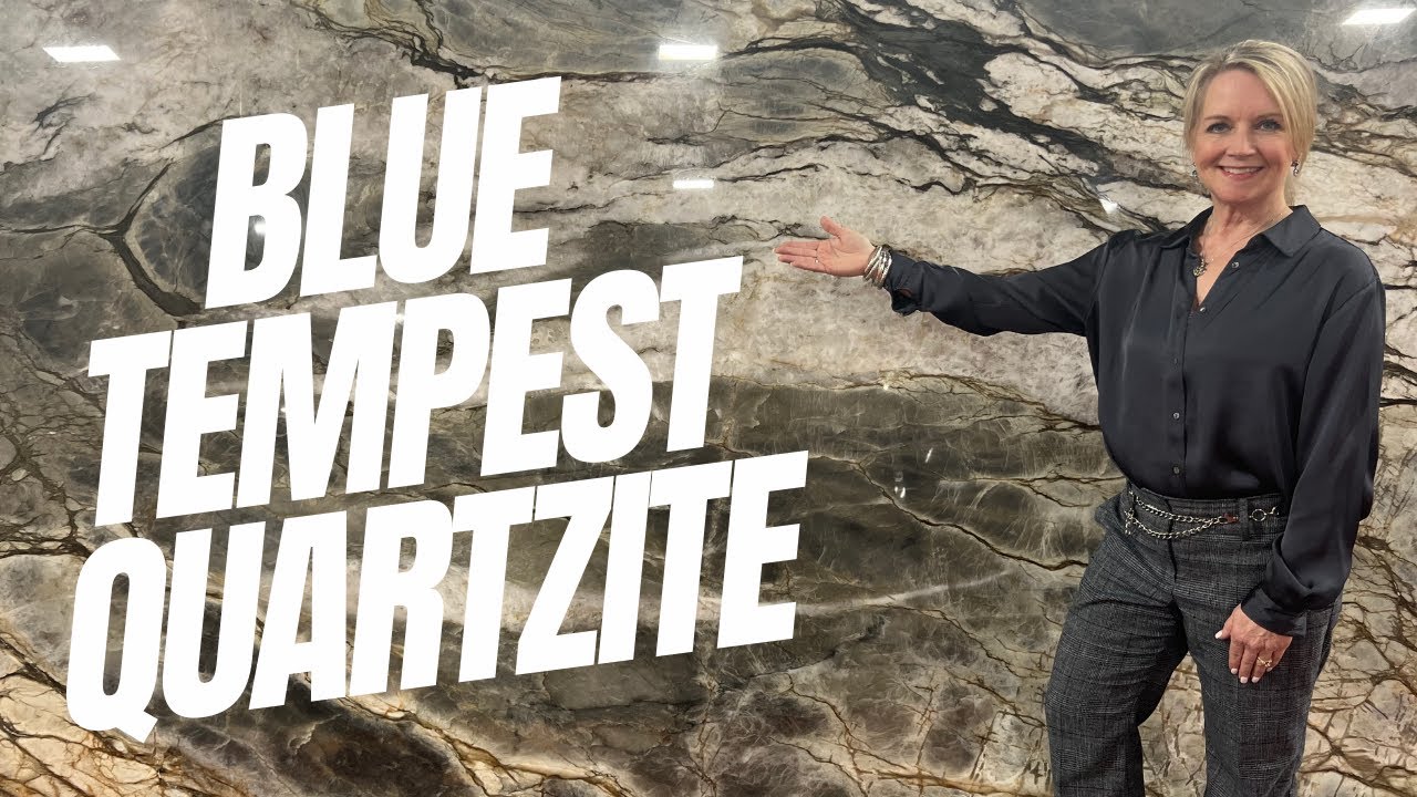 Blue Tempest Quartzite - YouTube