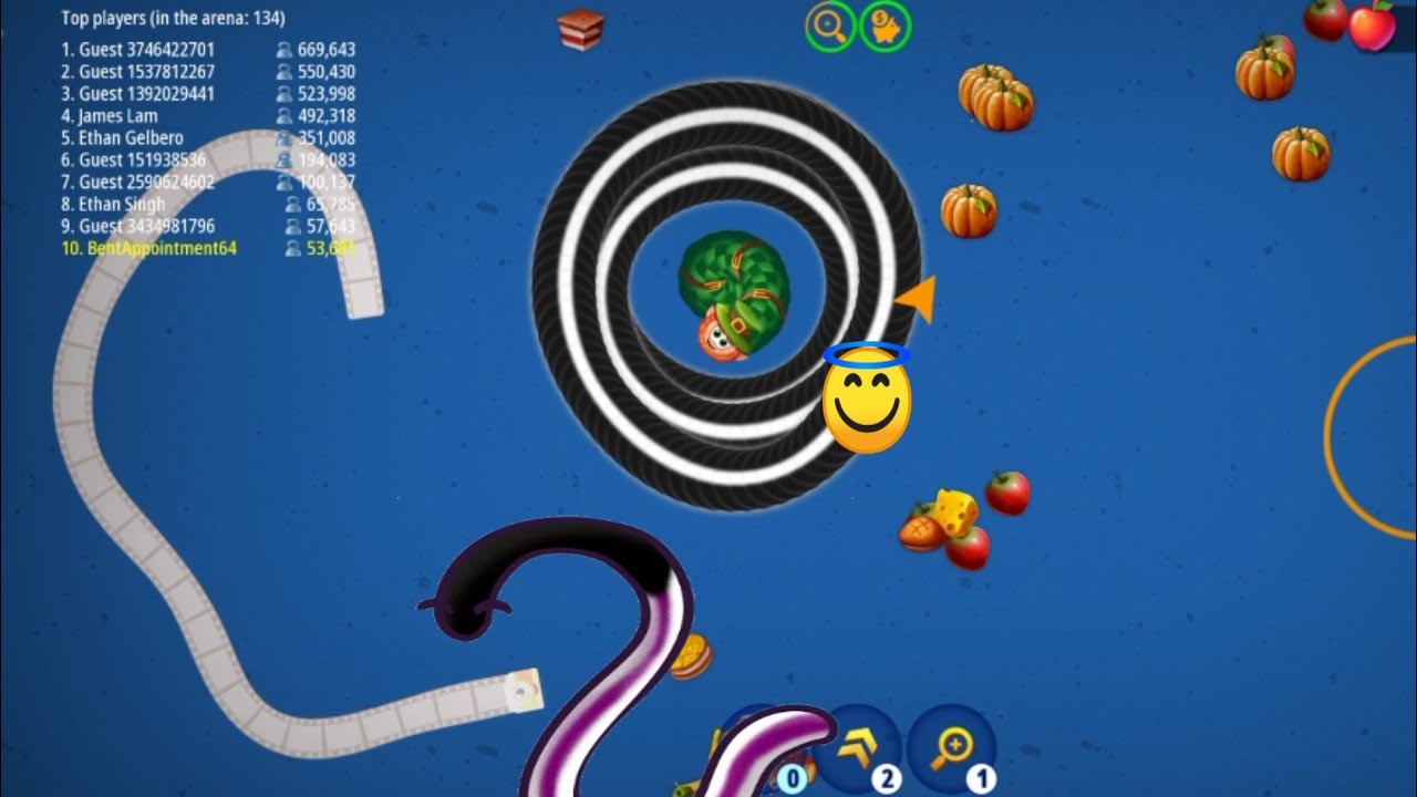 Wormate.io - The Angry Pirate Snake Returns // 1 VS 1000 Slither Worms SilverGames - YouTube