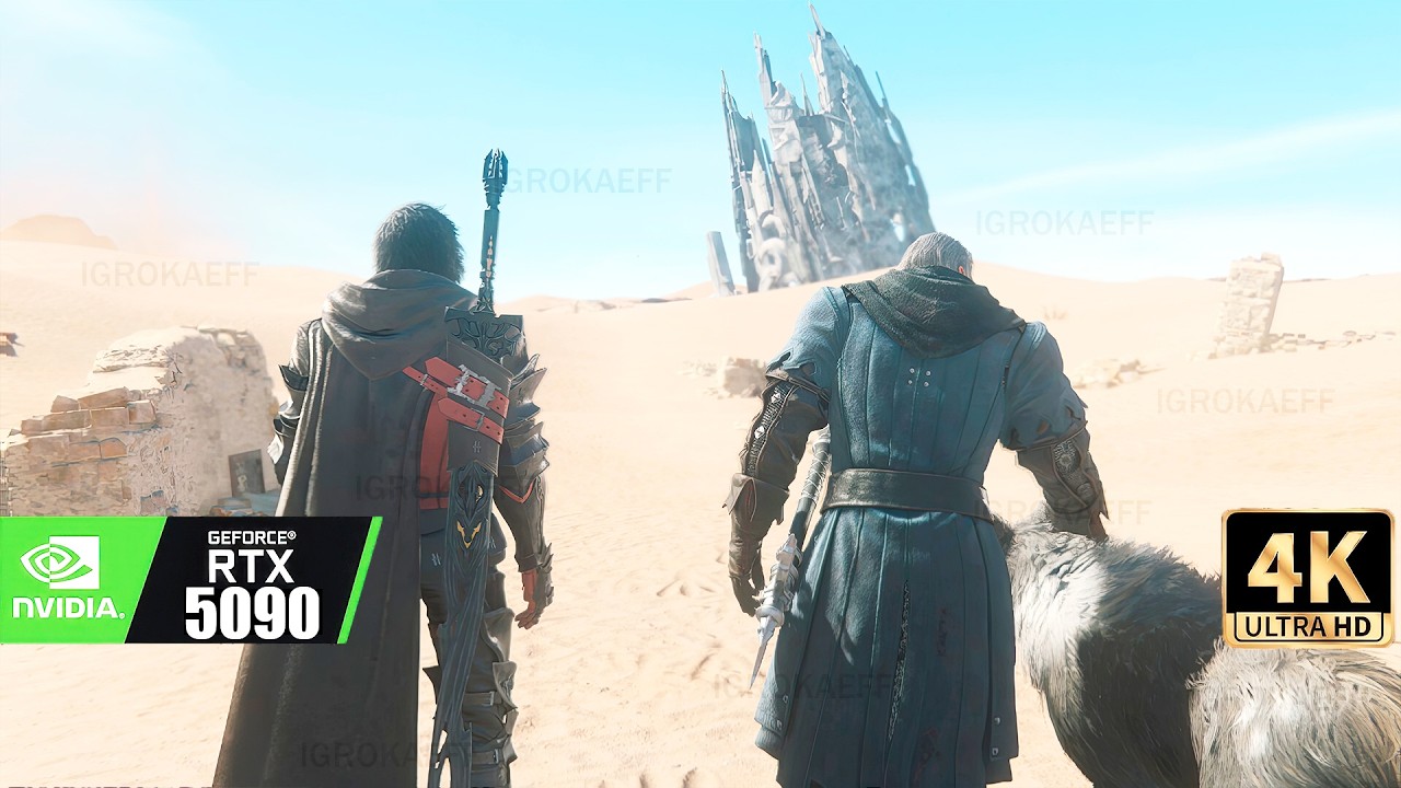 Final Fantasy 16 RTX 5090 MOD! MAXED 4K GRAPHICS with NEXT-GEN PATH ...