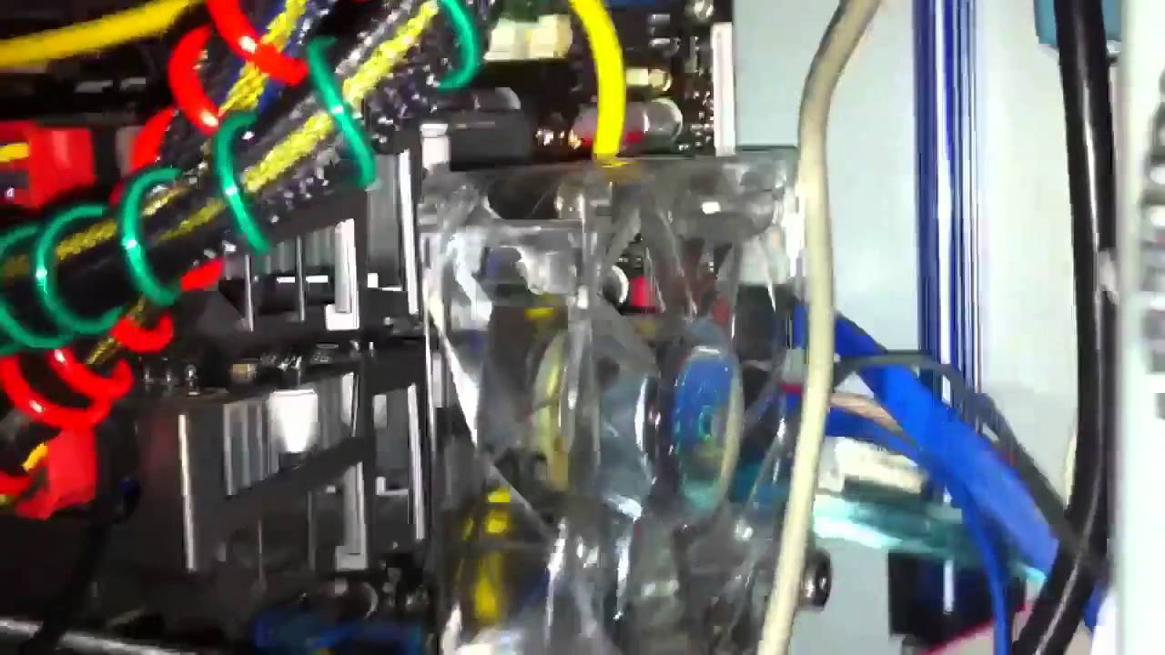 Custom GPU fan mount - YouTube