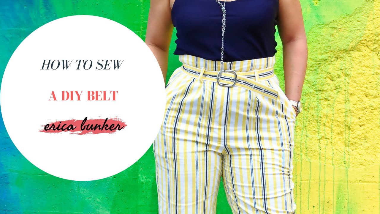 How to Sew a DIY Belt Tutorial! #BabyLockSewing - YouTube