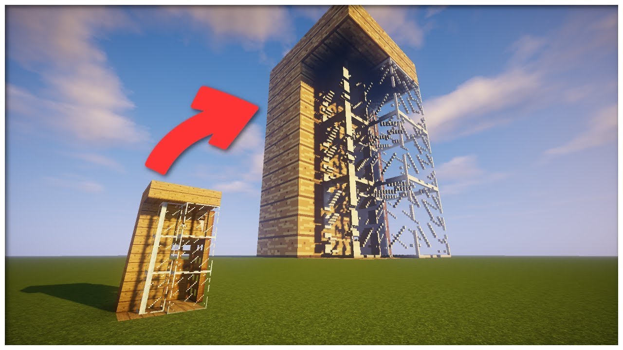 Minecraft 2x2 Starter House Supersized | Minecraft Mega Blocks - YouTube