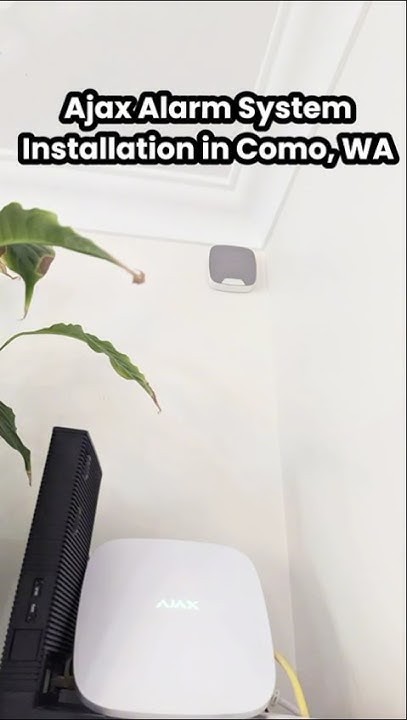 Ajax Alarm System Installation in Como, WA - YouTube