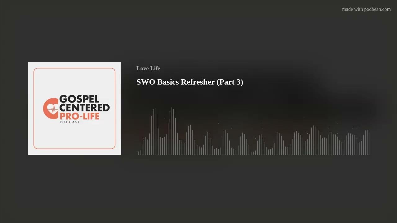 SWO Basics Refresher (Part 3) - YouTube
