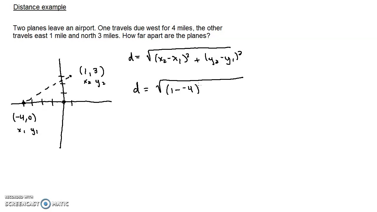 Section 2 1 distance example - YouTube
