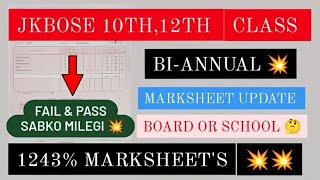 JKbose Marksheet Out: JKBOSE Class 10th12th /jkbose adm... | Doovi