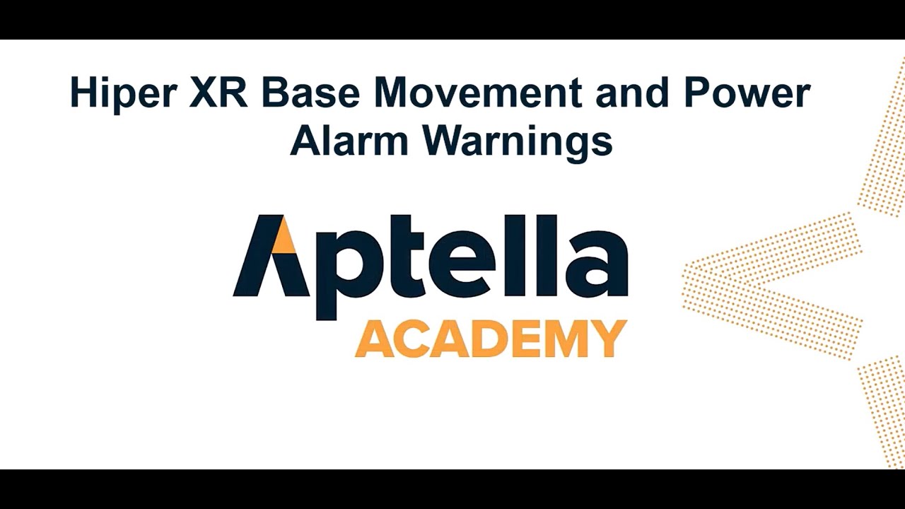 Topcon Field V10 – Hiper XR Base Movement and Power Alarms - YouTube