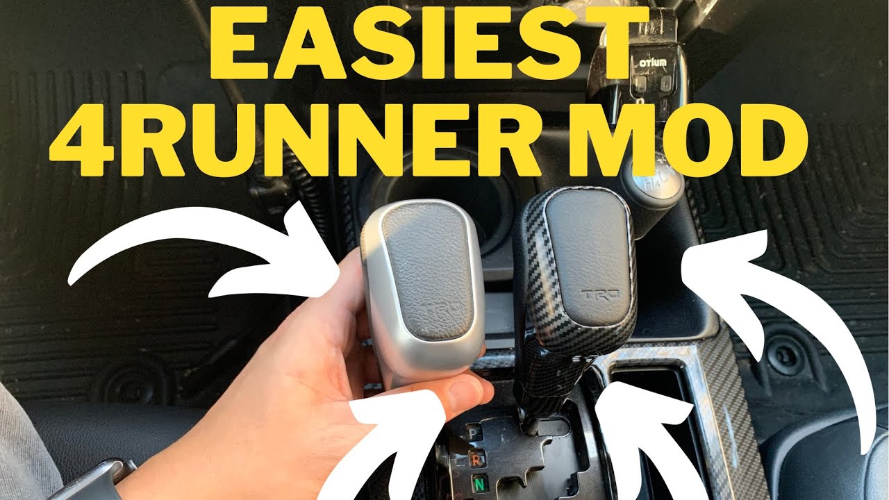Easiest 4Runner Mod in the World - 5th Gen Shift Knob Install from ...