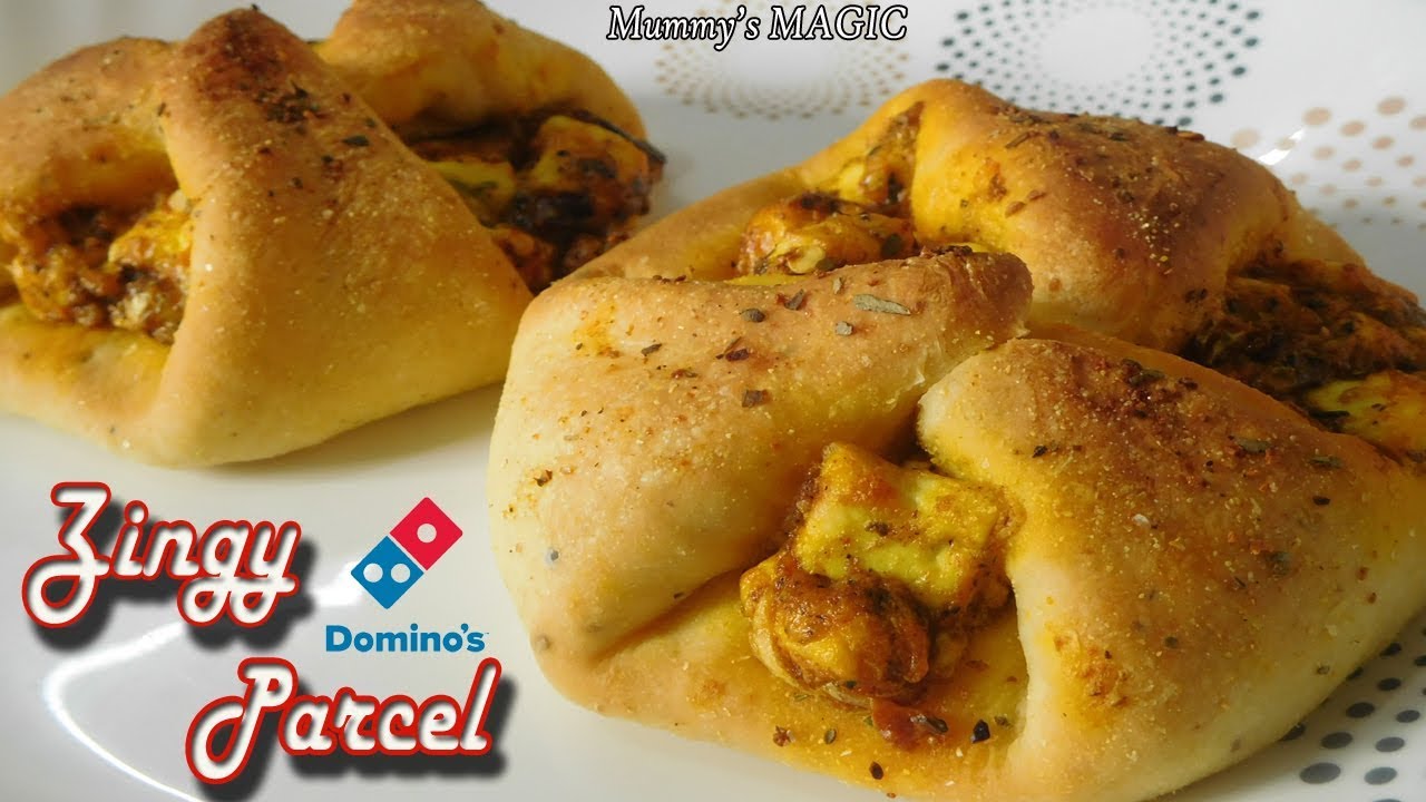 veg zingy parcel recipe | dominos style zingy parcel | paneer zingy ...