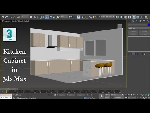 Kitchen Cabinet modeling in 3ds max | Kitchen cabinet in 3ds max - YouTube