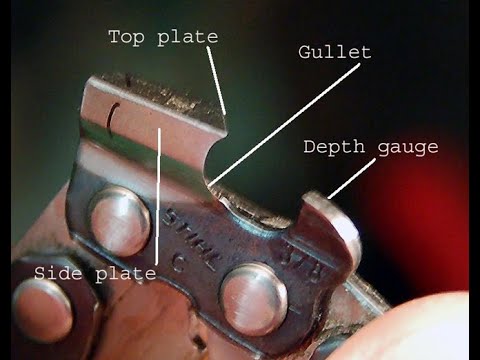 HOW TO SHARPEN A CHAINSAW CHAIN. - YouTube