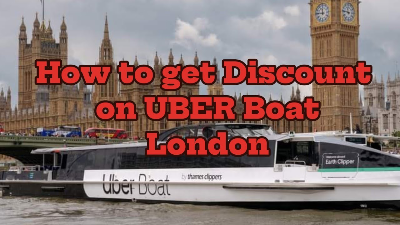 How to book cheap ticket for Thames River Uber boat in London - YouTube