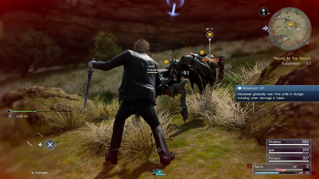 Final Fantasy XV First Person Hunt - YouTube