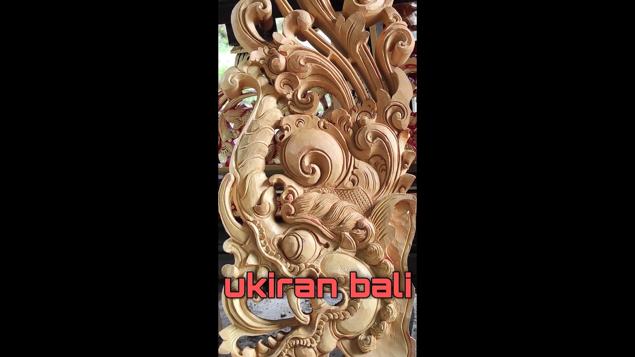 Seni ukir bali#Ukiran kayu#belajar ngukir - YouTube