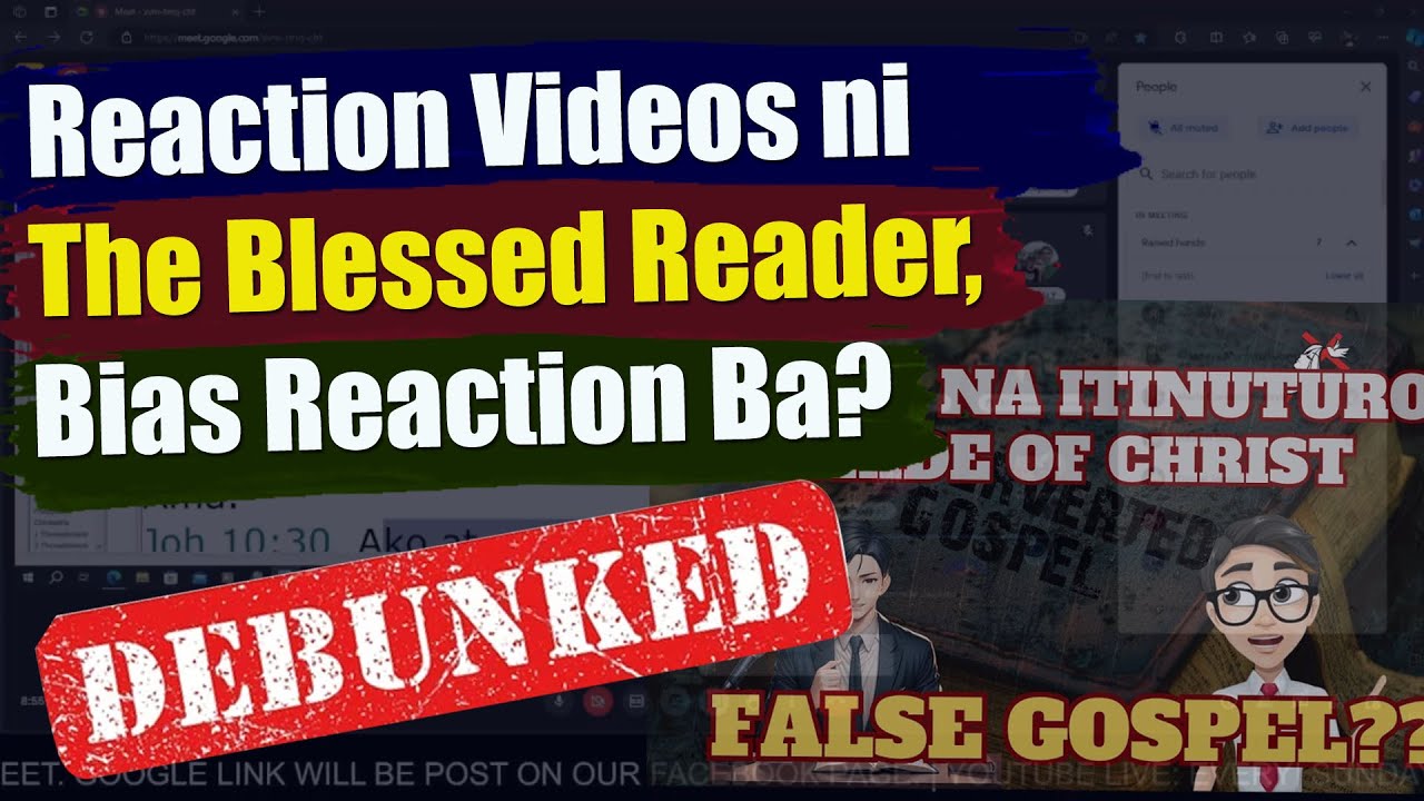 REACTION VIDEO NI THE BLESSED READER, BIAS REACTION BA? | DEBUNKED ...